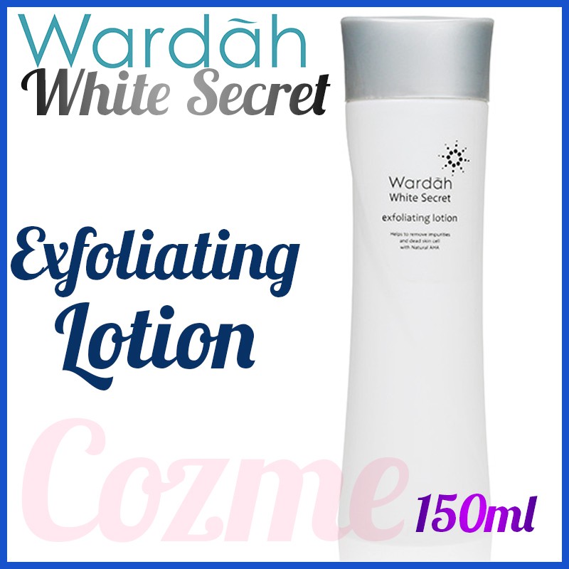 Jual WARDAH White Secret Exfoliating Lotion 150ml | Shopee Indonesia