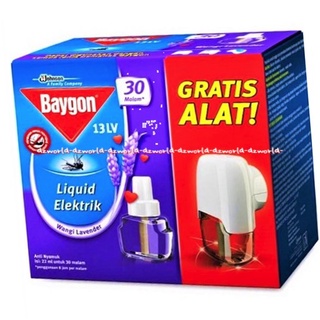 Jual Baygon Liquid Elektrik Wangi Lavender 30 malam Obat Nyamuk Colok Wangi Lafender 30Malam ...