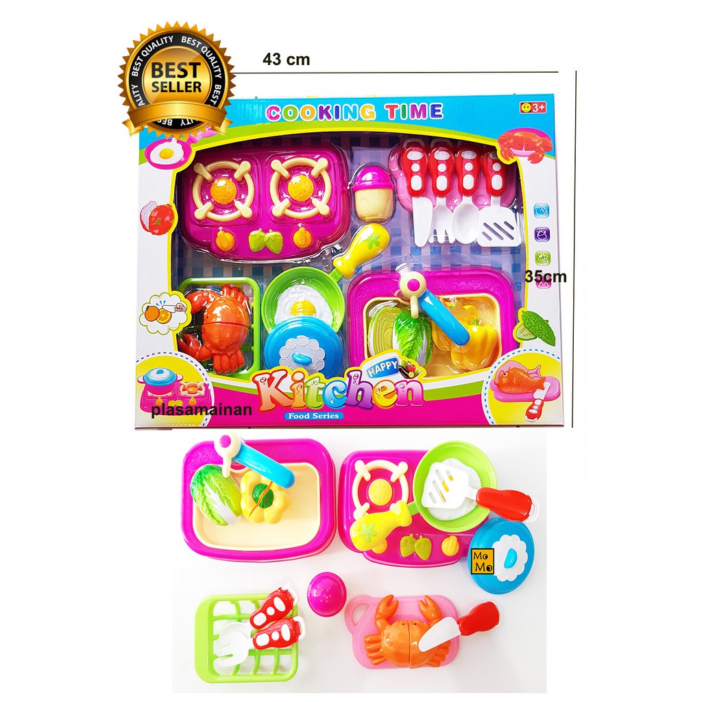 Jual Happy Kitchen Set FB02 Food Series - Mainan Kitchen Set Anak ...