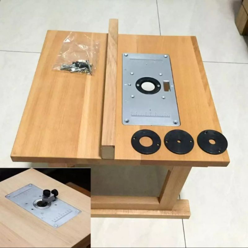 Jual Router Table Insert Plate Diy Dudukan Mesin Profil Meja Router ...