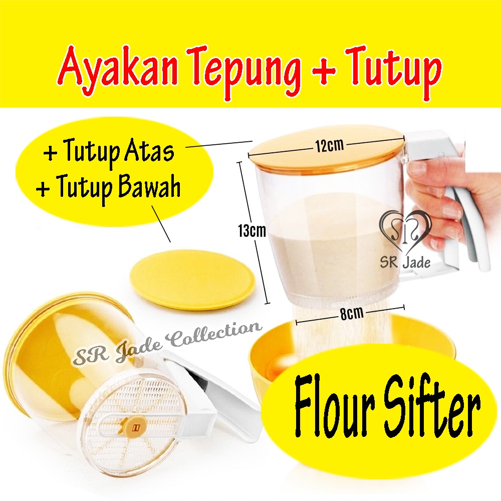 Jual Ayakan Tepung + Tutup Alas Flour Sifter Penyaring Tepung Saringan ... Jual Ayakan Tepung + Tutup Alas Flour Sifter Penyaring Tepung Saringan ...