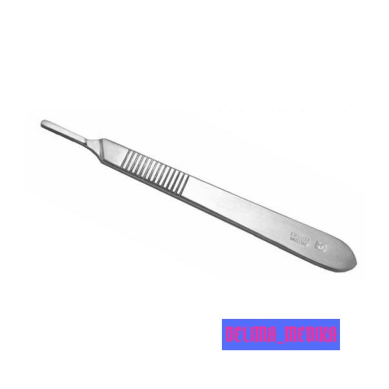 Jual Scapel Handle Stainless Steel / Gagang Pisau Bedah Operasi Scapel ...