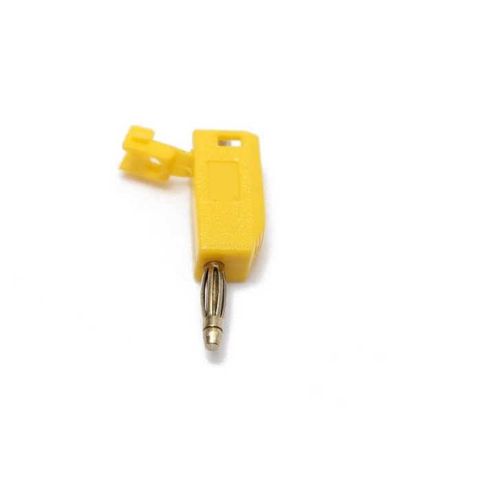 Jual Banana Jack Male Plug Connector 2mm Gold Plate mic konektor kuning ...