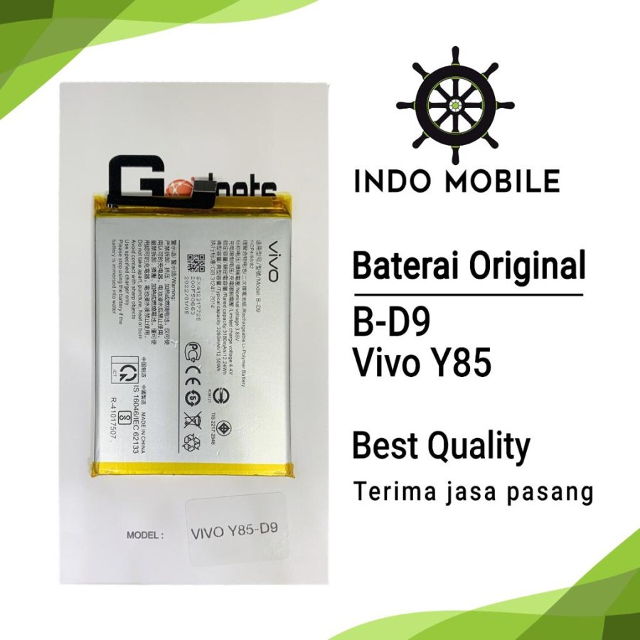 Jual BATTERY VIVO Y85 B-D9 ORIGINAL | Shopee Indonesia
