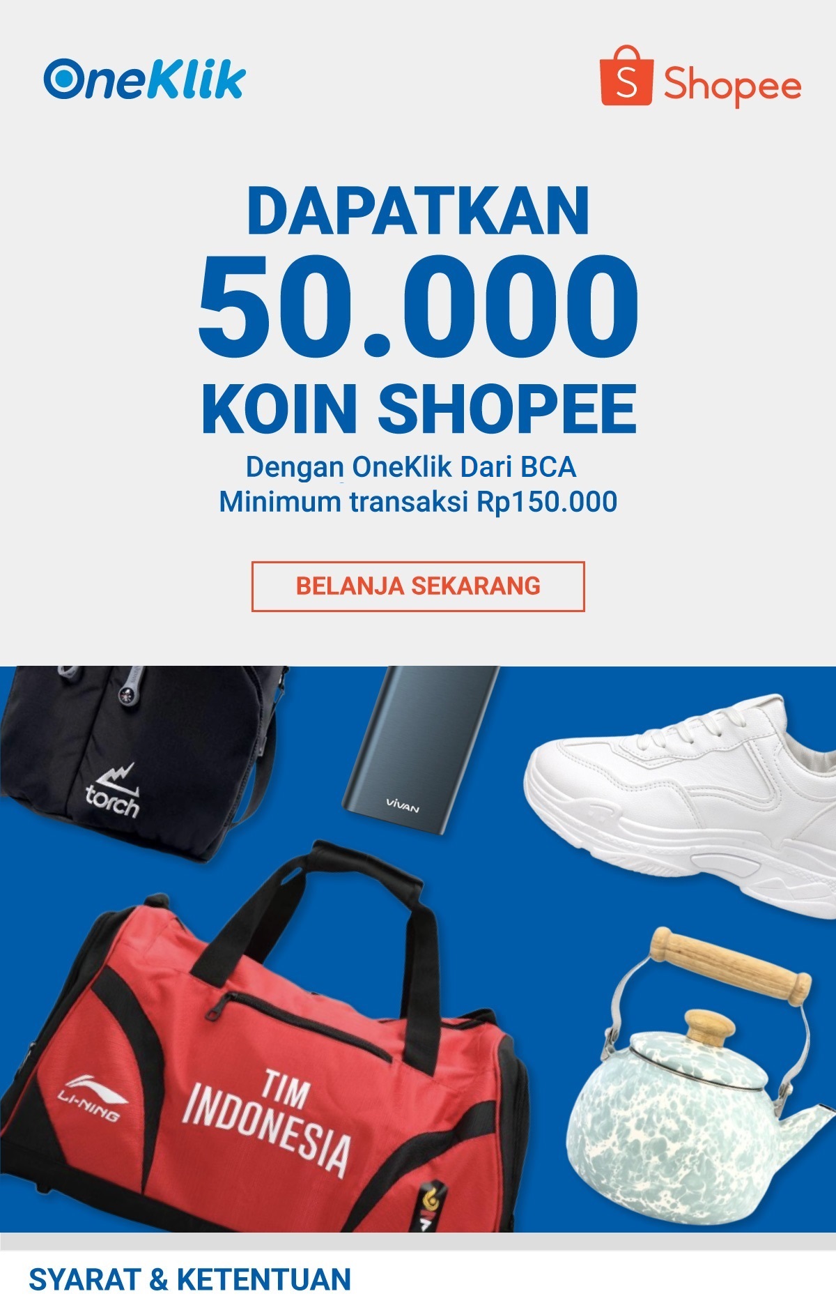 One Klik BCA | 1- 30 November 2019