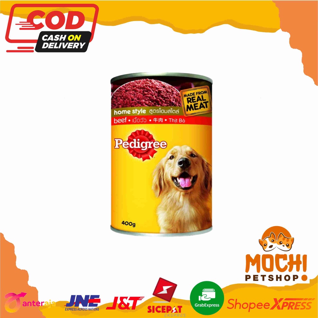 Jual PEDIGREE DOG WET FOOD Canned Rasa Beef 400gr Makanan Basah Anjing ...