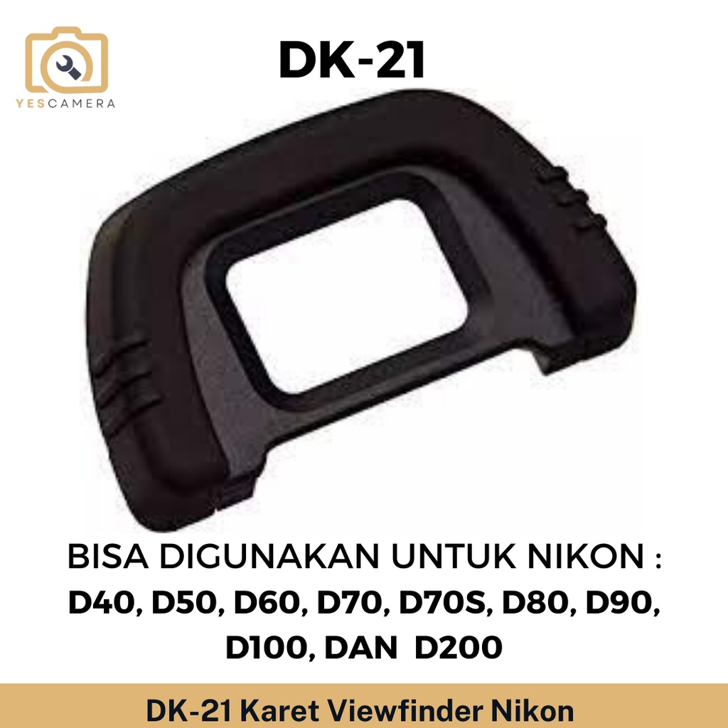 Jual Karet Viewfinder DK-21 Karet Rubber Eyecup Viewfinder Nikon D40 D50 D60 D70 D70s D80 D90 ...