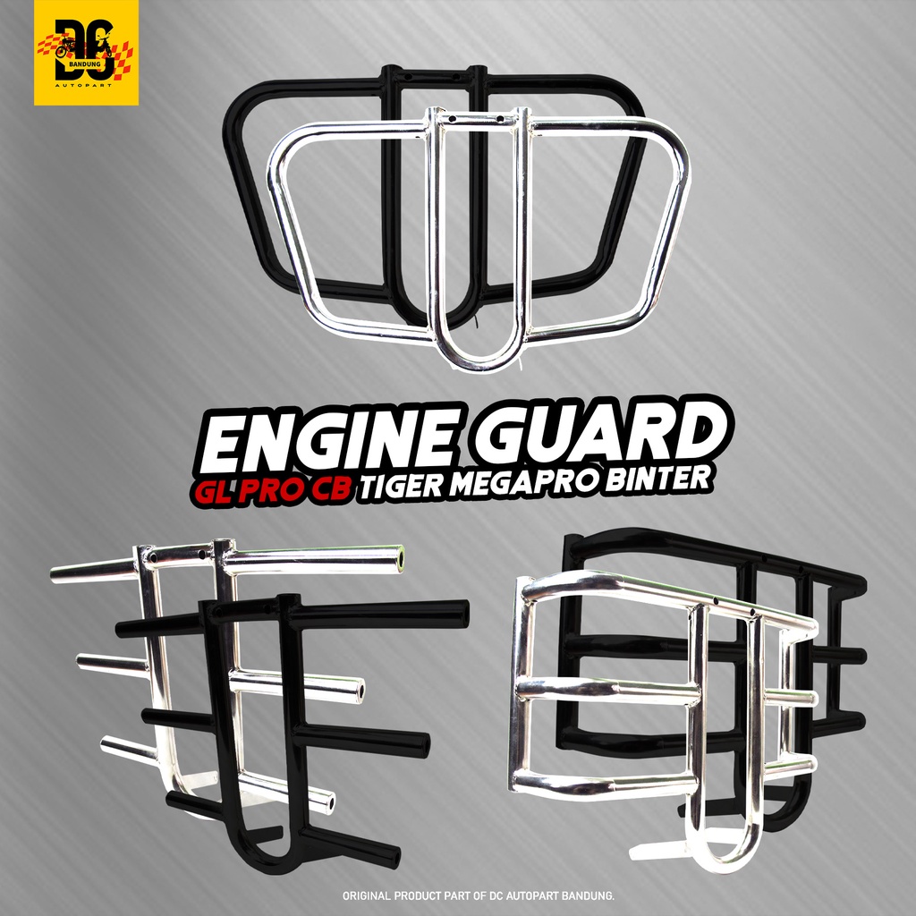 Jual ENGINE GUARD PELINDUNG MESIN CB TIGER GL PRO MEGAPRO BINTER ...
