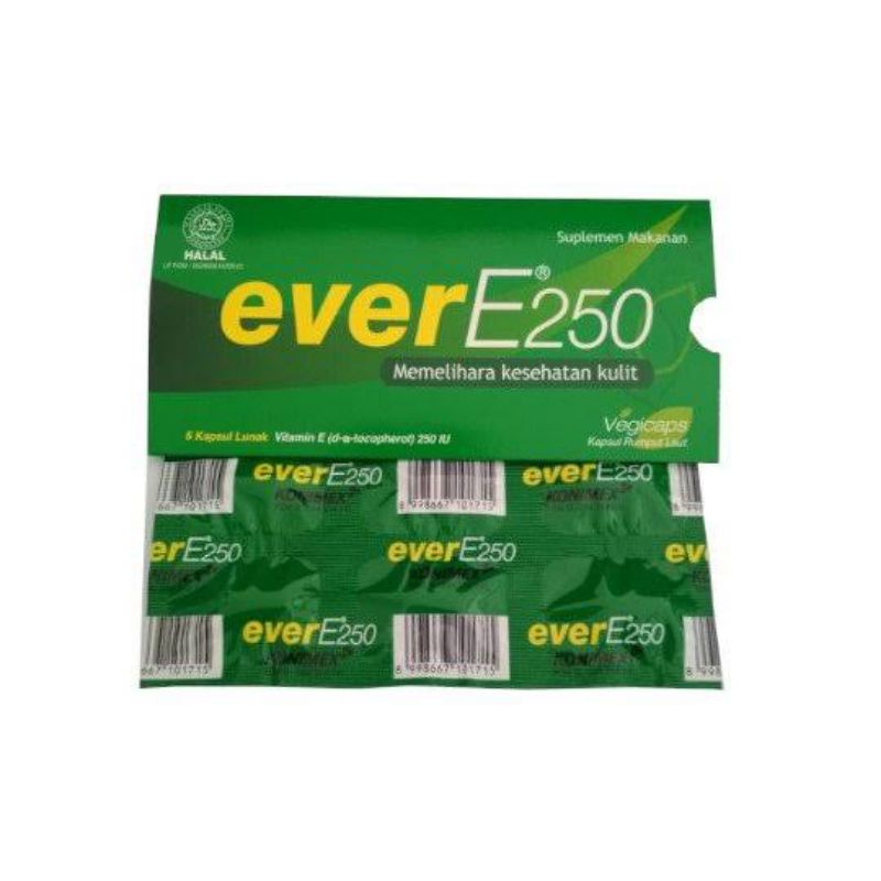 Jual EVER E 250 MG KAPSUL (6 TABLET) | Shopee Indonesia