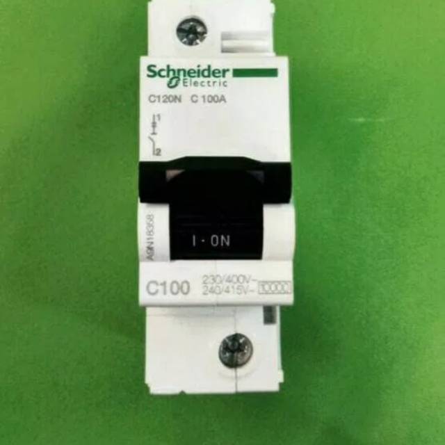 Jual MCB 100A 1P C120N Schneider Indonesia|Shopee Indonesia