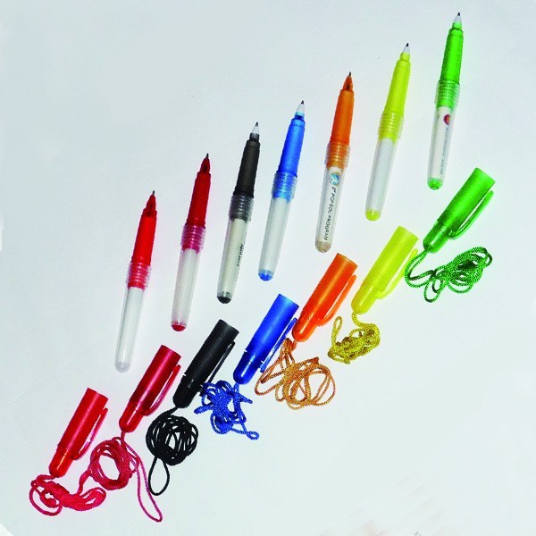 Jual pulpen promosi plastik Tali Bos insert paper/stiker (isi 10pcs ...