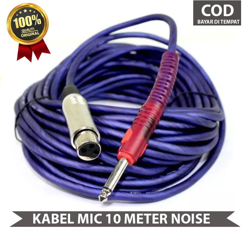 Jual Kabel Microphone MX 10 M / Kabel Audio Akai to Canon / Kabel Mic ...