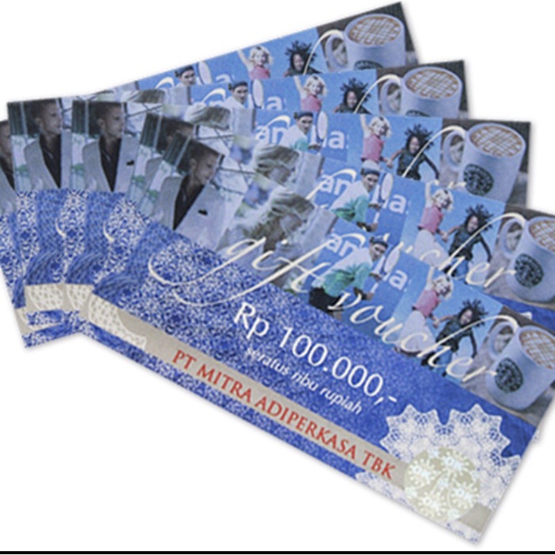 Jual MAP Gift Voucher 100.000 x 5 Lembar | Shopee Indonesia