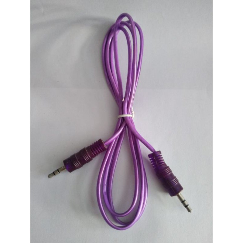 Jual kabel JEK audio AUX 1 ke 1 colokan kabel jek Aux panjang 1 meter ...