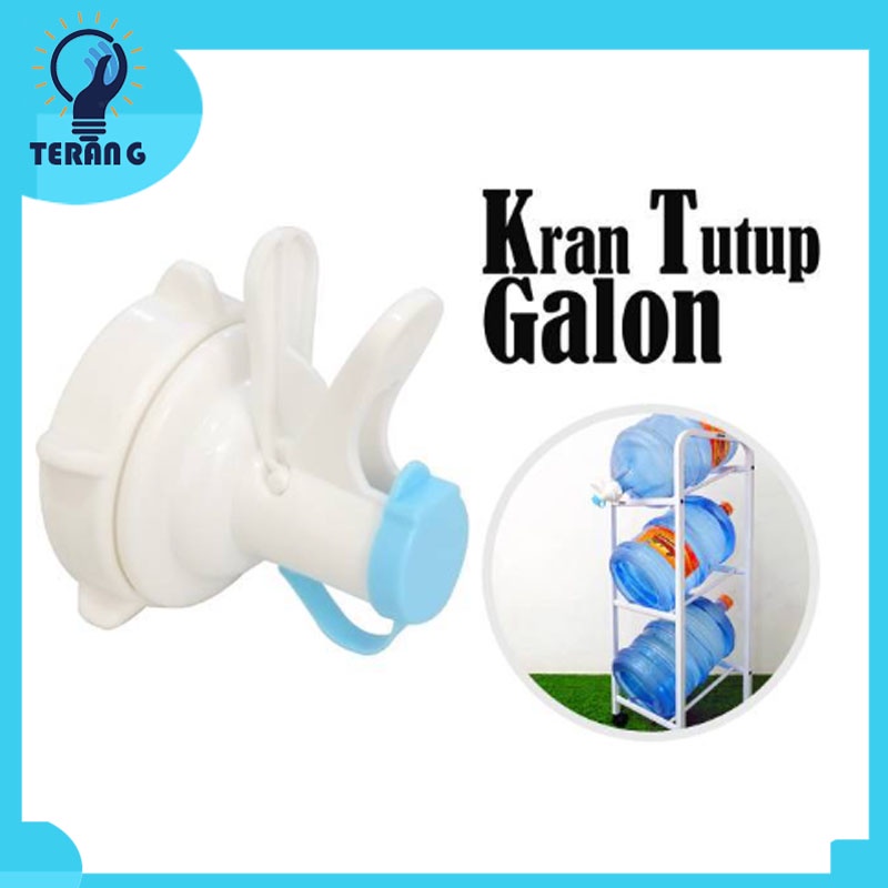 Jual KRAN GALON KERAN AIR PLASTIK FOOD GRADE UNTUK RAK GALON AIR MEJA ...
