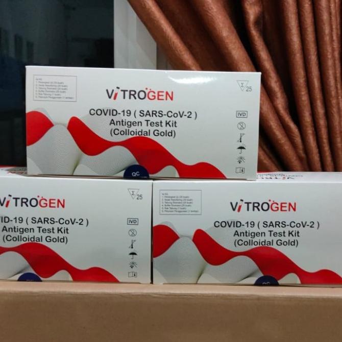 Jual Antigen VITROGEN 25 test/box | Shopee Indonesia