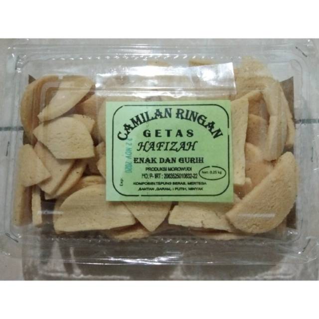 Jual Kripik Getas Mika Hafizah - 250gr / Jajanan Camilan Ringan Getas ...