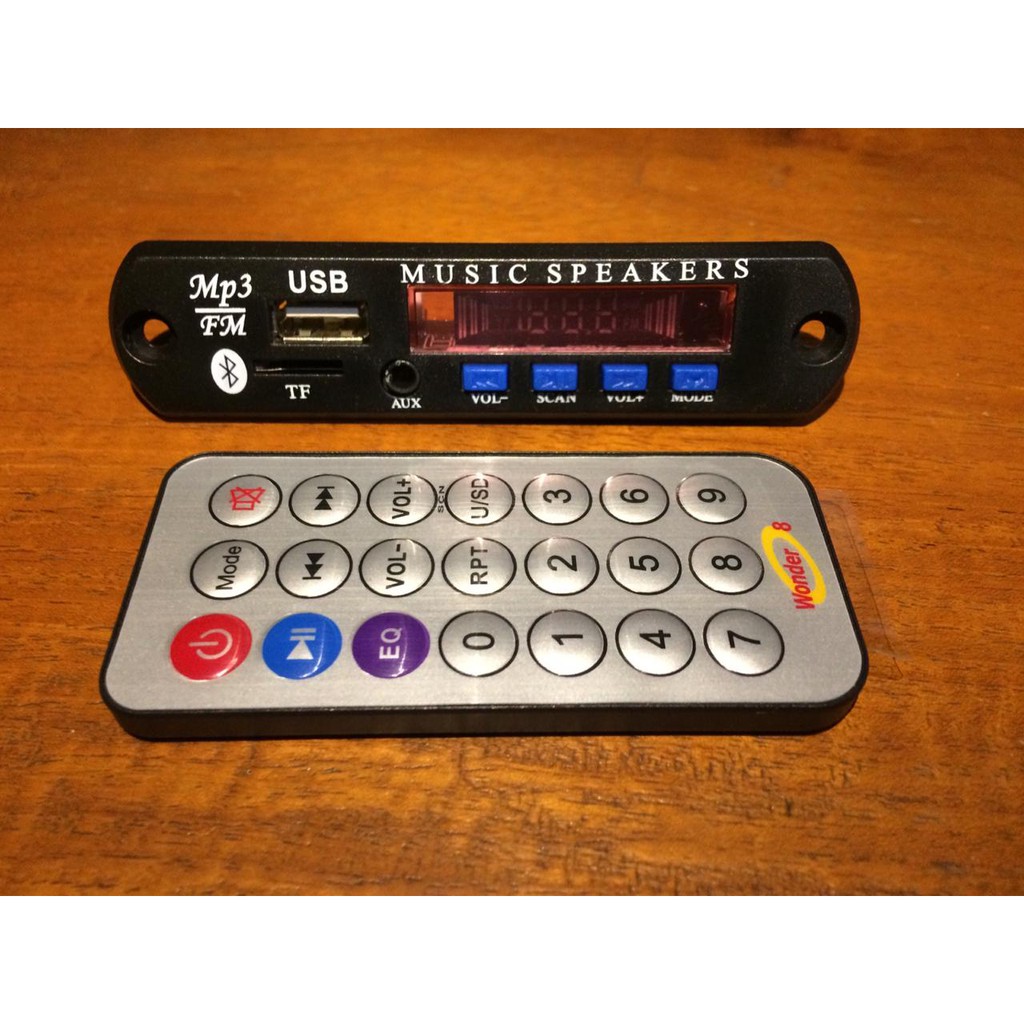Jual modul Kit MP3 Bluetooth / USB / SD card / FM (PCB Pendek) | Shopee ...