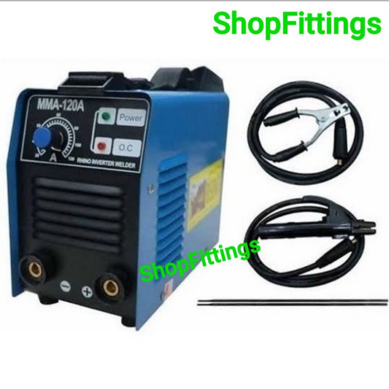 Jual Rhino Travo Las Trafo MMA 120 A 450 watt DC Inverter welding ...