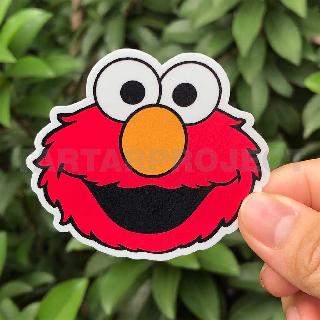 Jual Sticker Stiker Vynil - Sesame Street Elmo | Shopee Indonesia