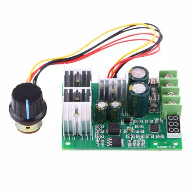 Jual Pengatur kecepatan dinamo motor DC 6-60v 30A PWM speed controller ...