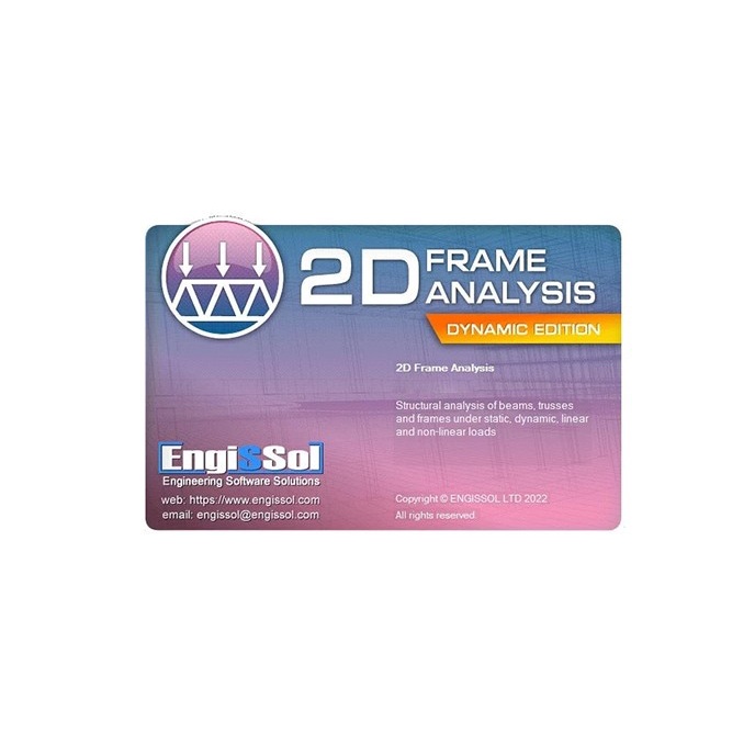 Jual ENGISSOL 2D Frame Analysis Dynamic Edition 7.2 | Shopee Indonesia