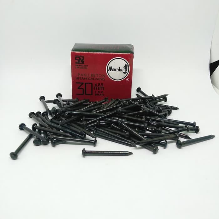 Jual Paku Beton 3cm Hitam | Shopee Indonesia