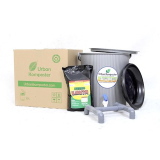 Jual Urban Komposter Kit 17 Liter Grey | Anaerob Composter (Hampa Udara ...