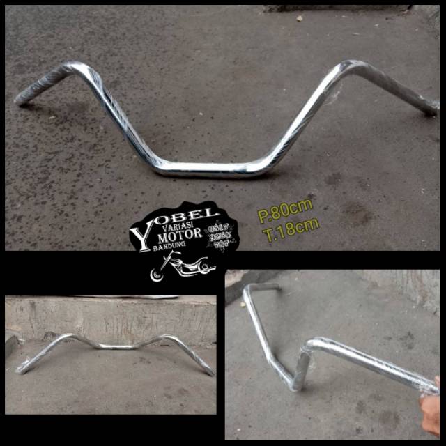 STANG MOTOR CUSTOM MODEL CAMAR KAPINIS TINGGI UNIVERSAL | Shopee Indonesia