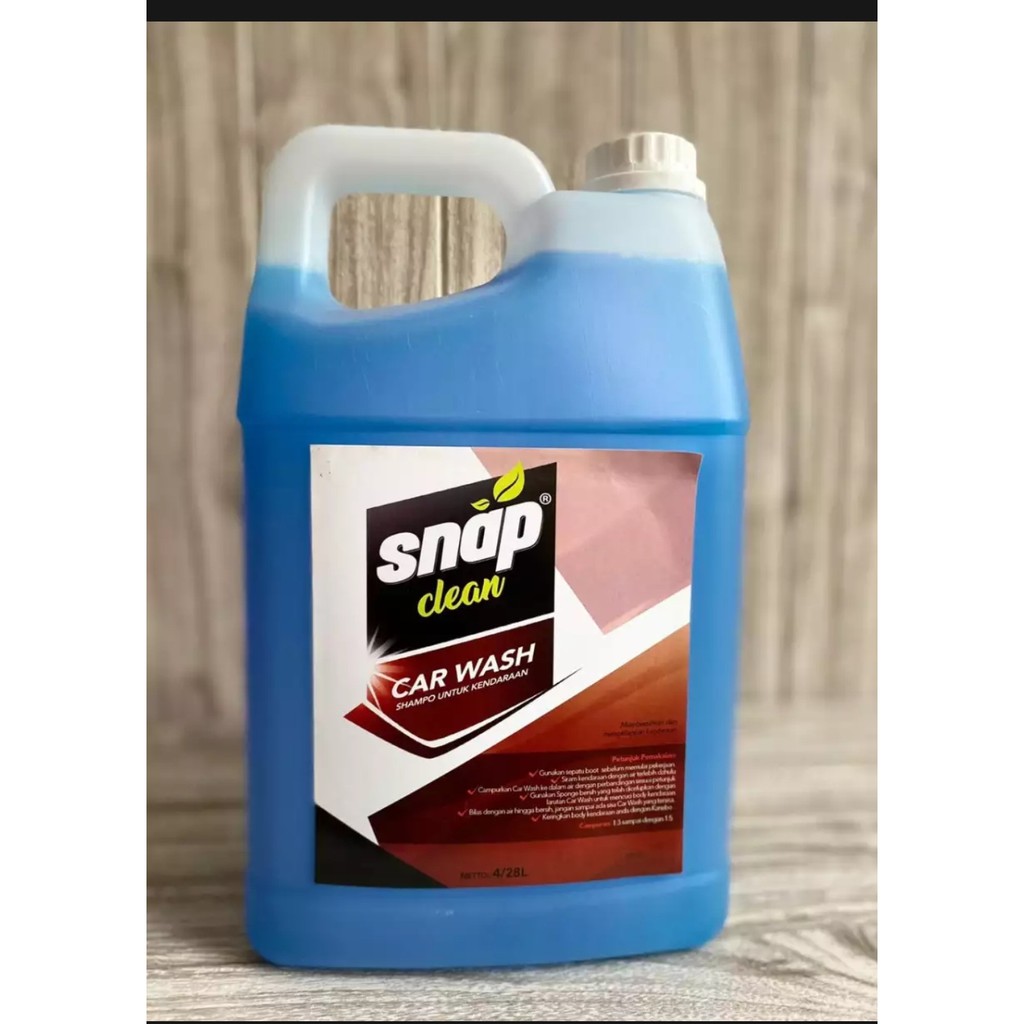 Jual Sampo mobil / Sampo Motor Snap Clean isi 4 Liter Indonesia|Shopee ...