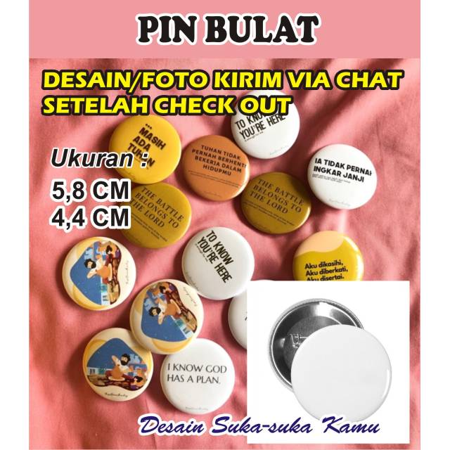 Jual PIN BULAT DESAIN SUKA SUKA | Shopee Indonesia