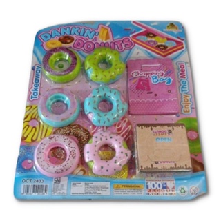 Jual MAINAN ANAK DUNKIN DONUTS / ROTI DONUT ISI 6 PCS OCT | Shopee ...