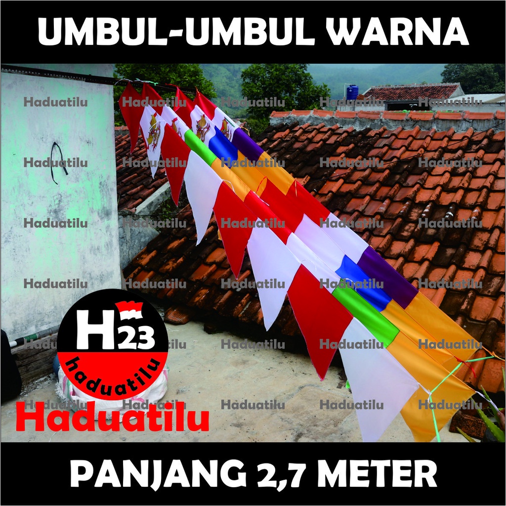 Jual UMBUL UMBUL MERAH PUTIH DAN WARNA WARNI | Shopee Indonesia