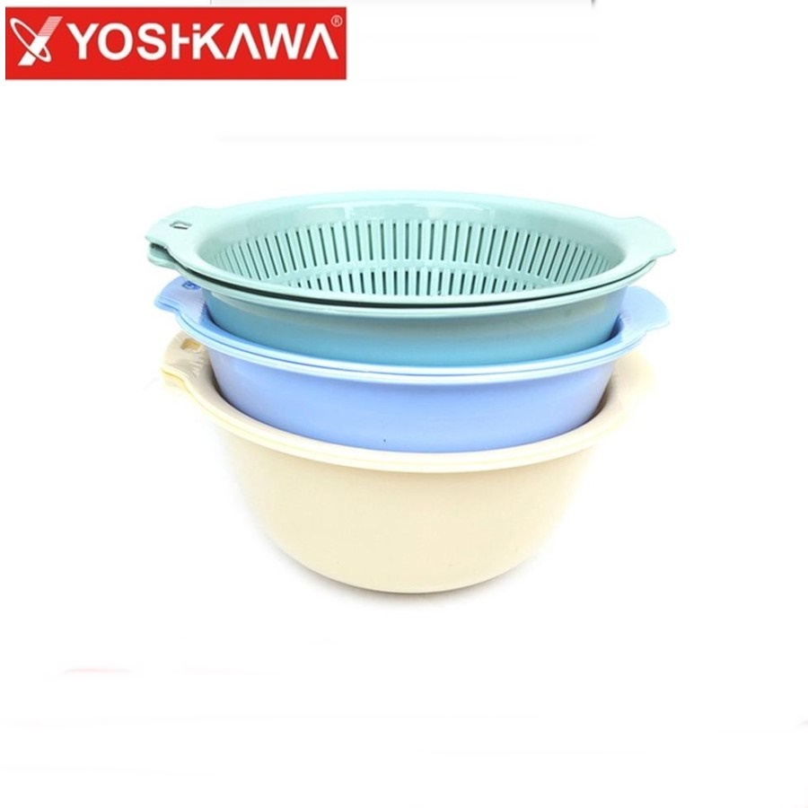 Jual Yoshikawa Baskom Sayur Set Tirisan | Shopee Indonesia