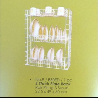 Rak Piring 3 Susun B-30ED+T B 30 E B30ED B 15E merk Modeline | Shopee ...