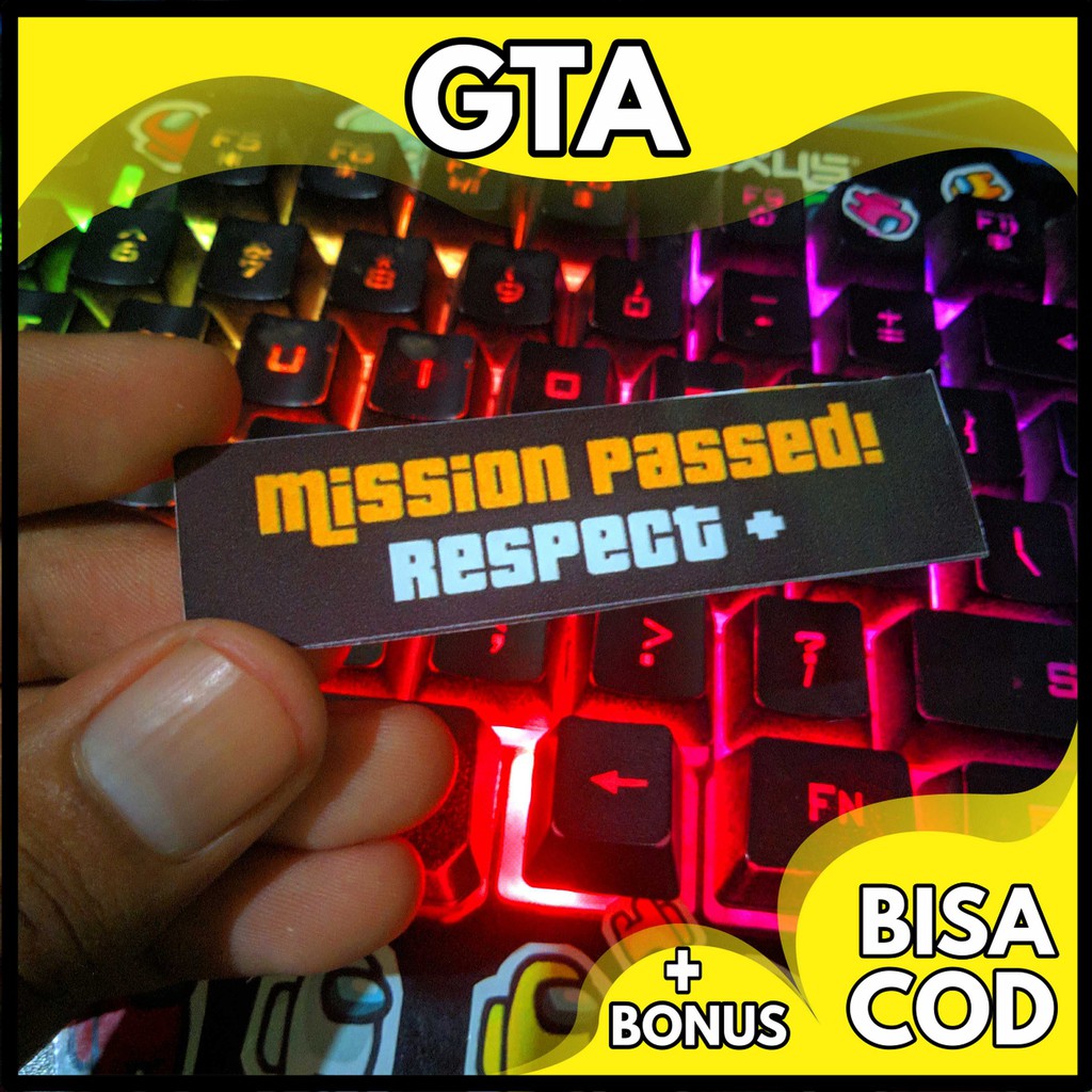 Jual STIKER MISI SELESAI GTA | stiker Tumblr | Stiker Murah Berkualitas ...