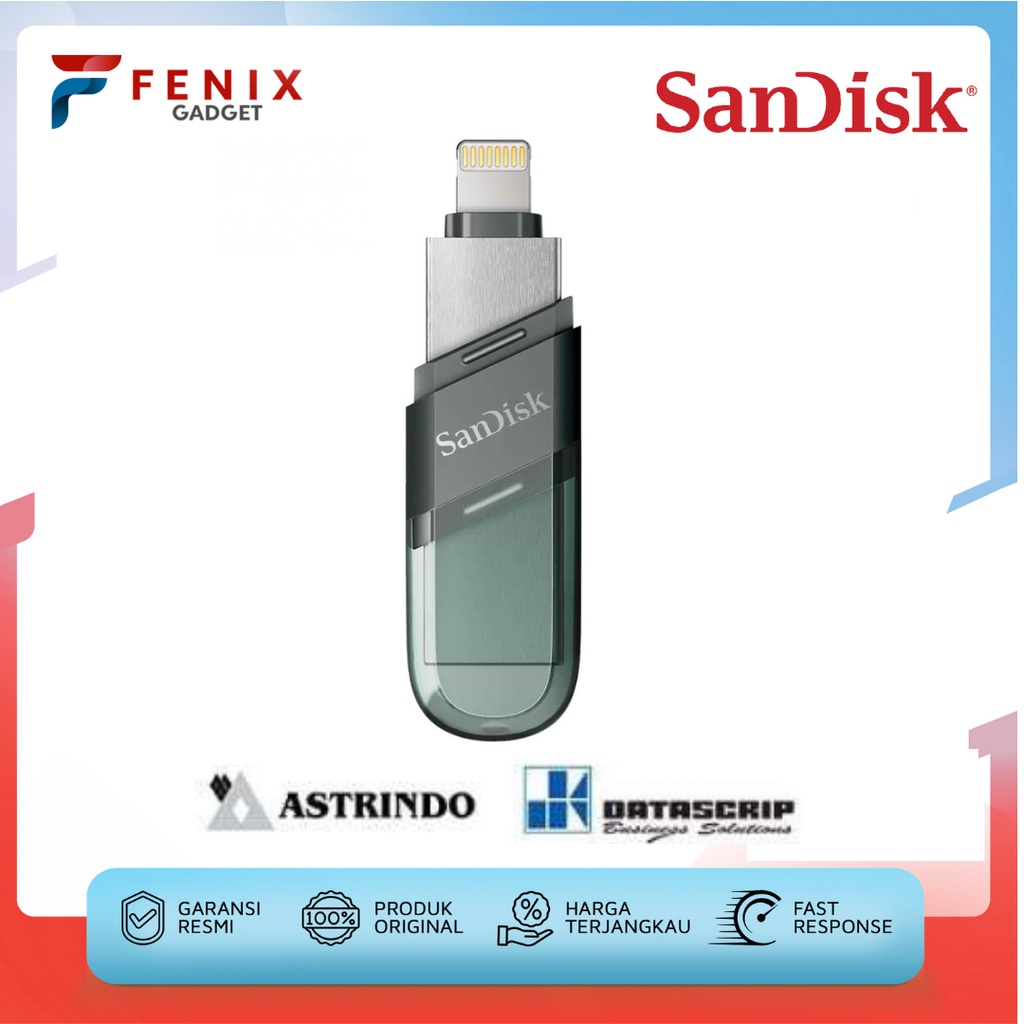 Jual Ixpand Flip 128GB Sandisk OTG Flashdisk USB 3.1 for iPhone ...