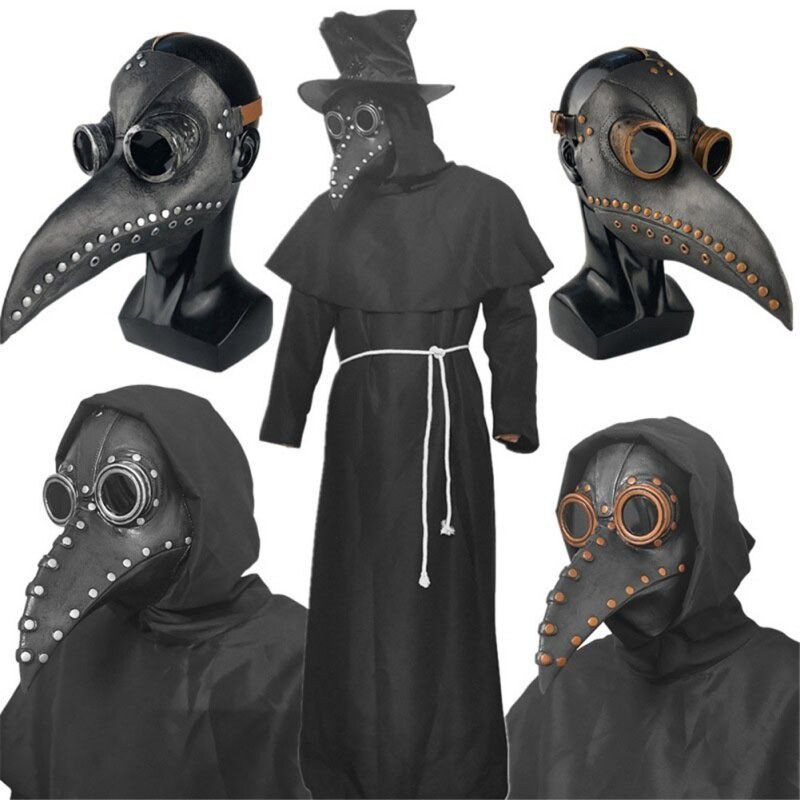 Jual Termurah Topeng Plague Doctor Latex Mask Halloween V2 & V1 Mask ...