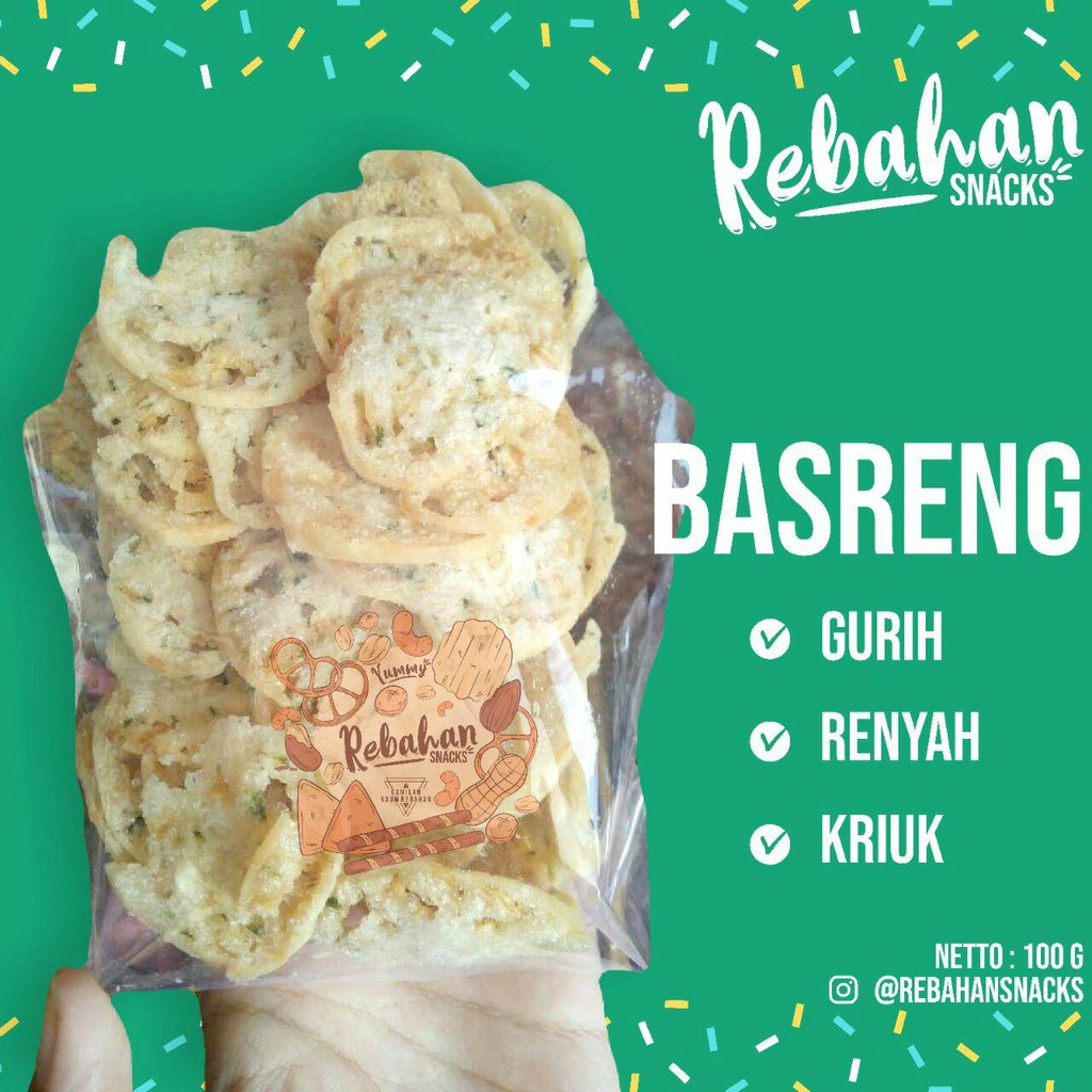 Jual SNACK MAKANAN RINGAN CEMILAN BASRENG CEMILAN KEKINIAN KERIPIK ...
