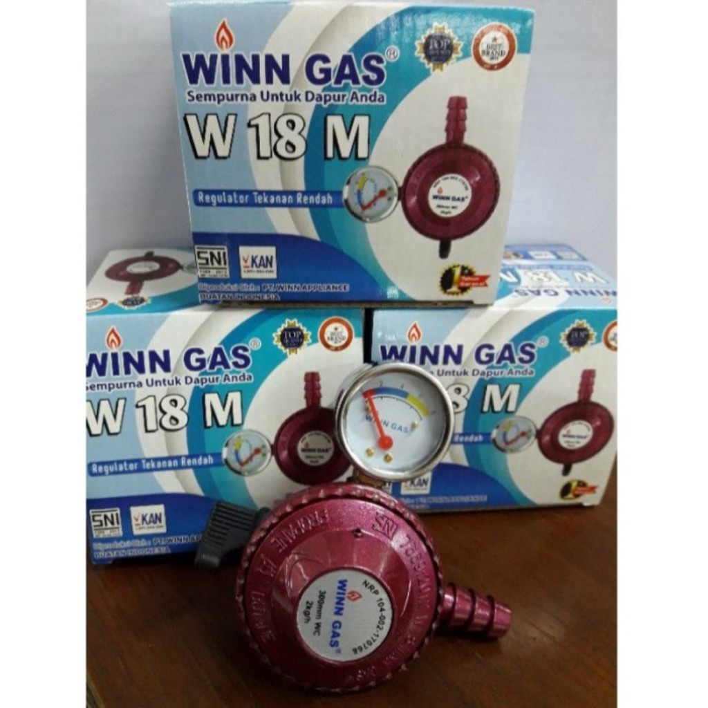Jual Regulator Winn Gas Low Pressure W 18M/W 88M/W 16M Meter | Shopee ...