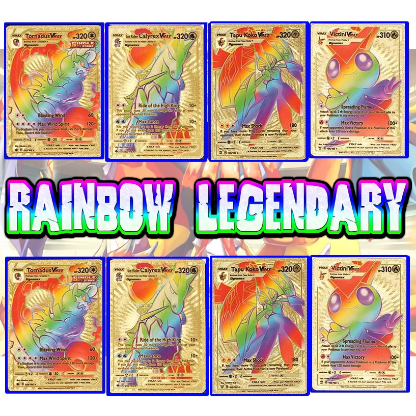 Jual GOLD FOIL KARTU POKEMON TCG - VMAX RAINBOW SPECIAL LEGENDARY ...