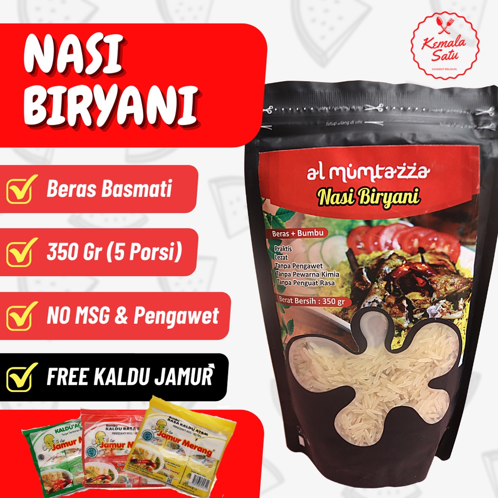 Jual NASI BIRYANI INSTAN AL MUMTAZZA (Menonjolkan Rasa Kayu Manis ...