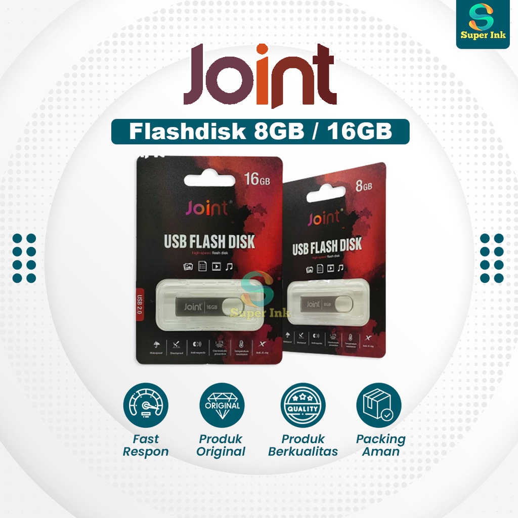 Jual Flashdisk Joint Body Metal Original 8GB/16GB Original | Shopee Indonesia