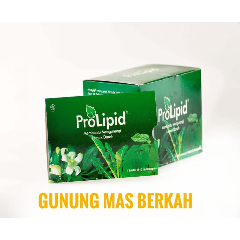 Jual Prolipid 60 Kapsul - Membantu Mengurangi Lemak Darah | Shopee ...