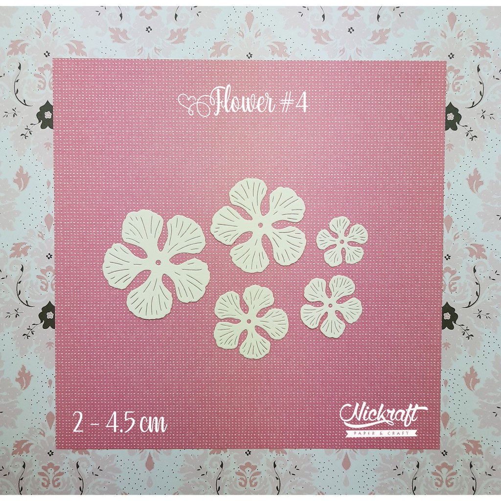 Jual FLOWER #4 - Bahan Scrapbook Bunga Kertas Paper Flower | Shopee ...