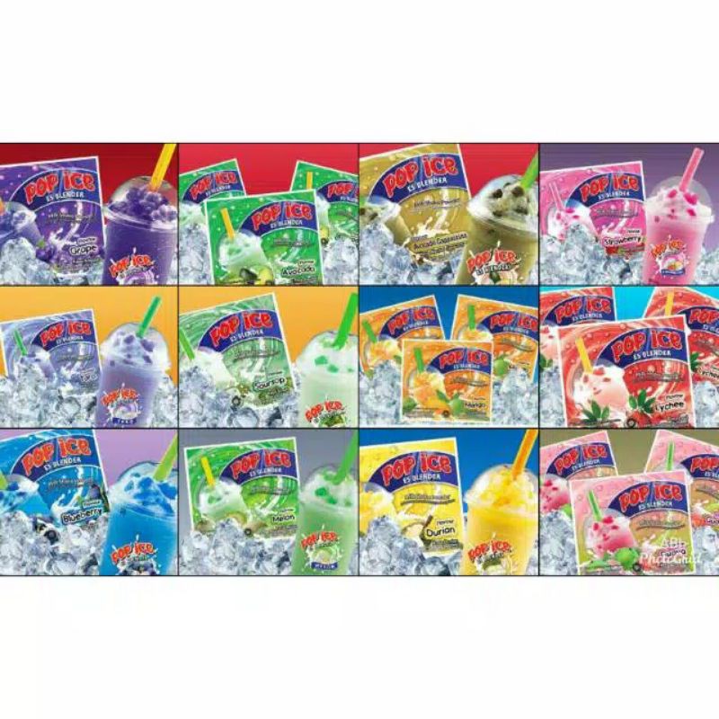 Jual POP ICE ALL VARIANT / 1 RENCENG ISI 10 | Shopee Indonesia