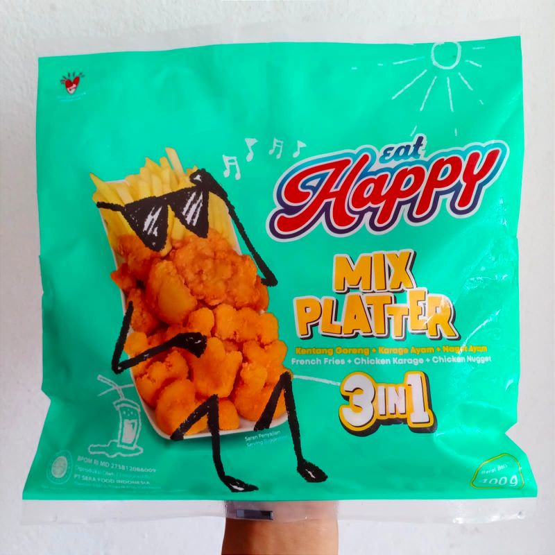 Jual Mix Platter Hato 400gr 3in1 (Kentang + Chicken Karage + Chicken ...