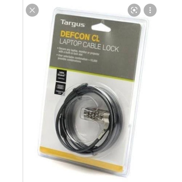 Jual TARGUS SECURITY CABLE LOCK KENSINGTON hoke PA410B - kabel baja ...