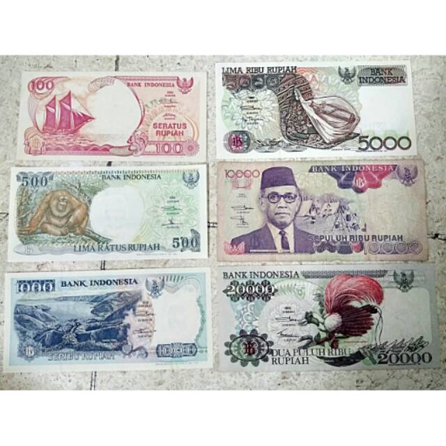 Jual Uang kertas kuno set 20000 rupiah thn 1992 - 1995 | Shopee Indonesia