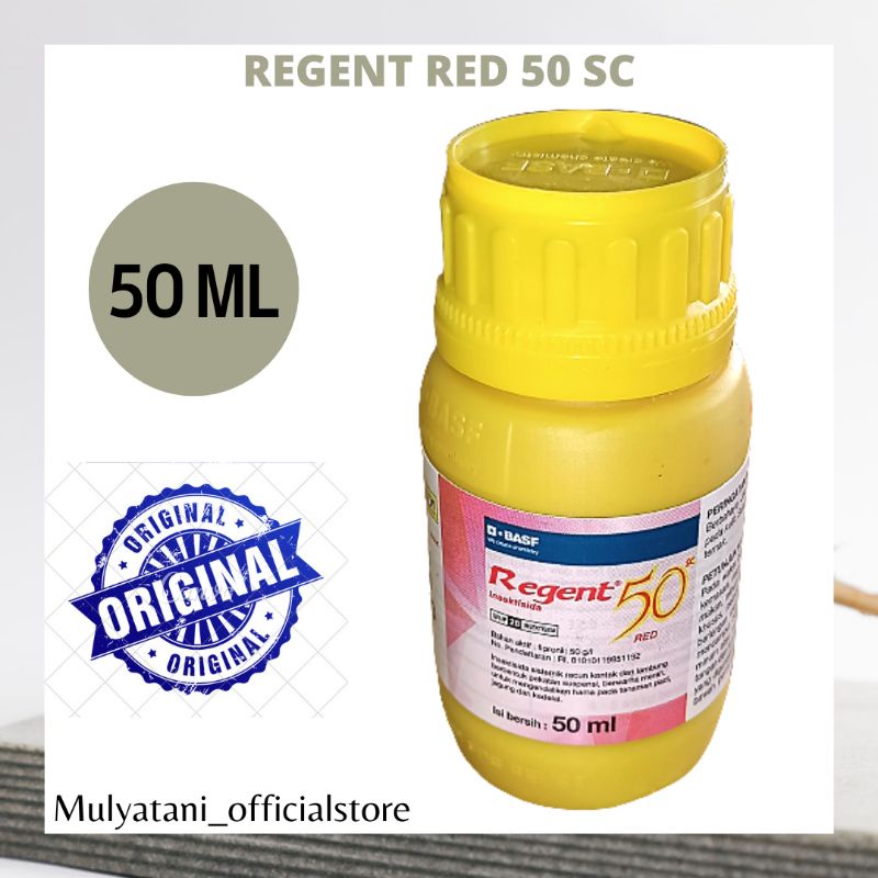 Jual Regent Red Insektisida ZPT 50 SC 50 ML Original Kemasan Pabrik ...